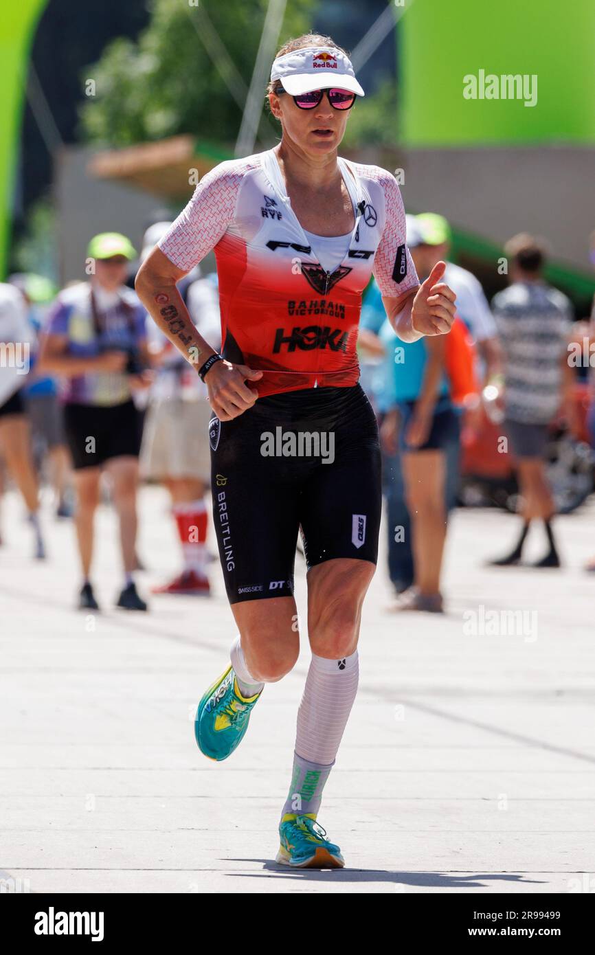 Roth, Germany. 25th June, 2023. Daniela Ryf, triathlete from ...