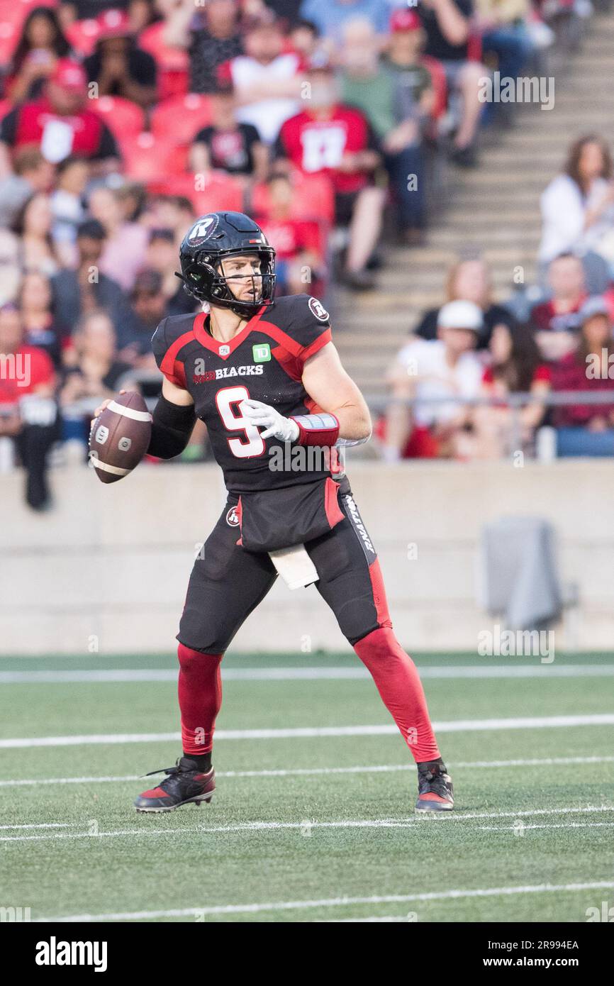 Ottawa, Canada. 15th June, 2023. Ottawa Redblacks quarterback Nick ...
