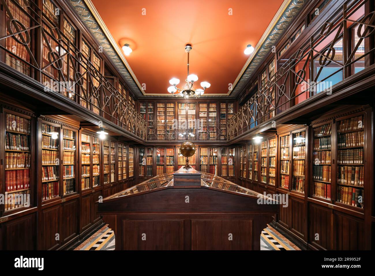 15 MAY 2021, BARCELONA, SPAIN: The historic library Arus. A timeless ...