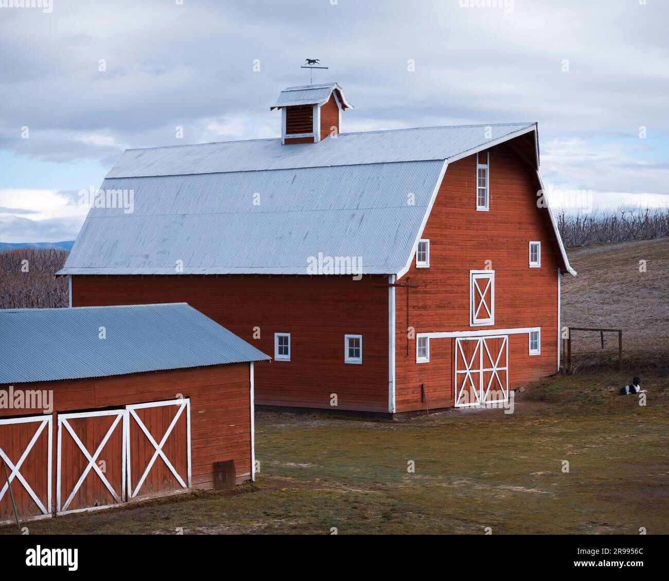 English gambrel barn hi-res stock photography and images - Alamy