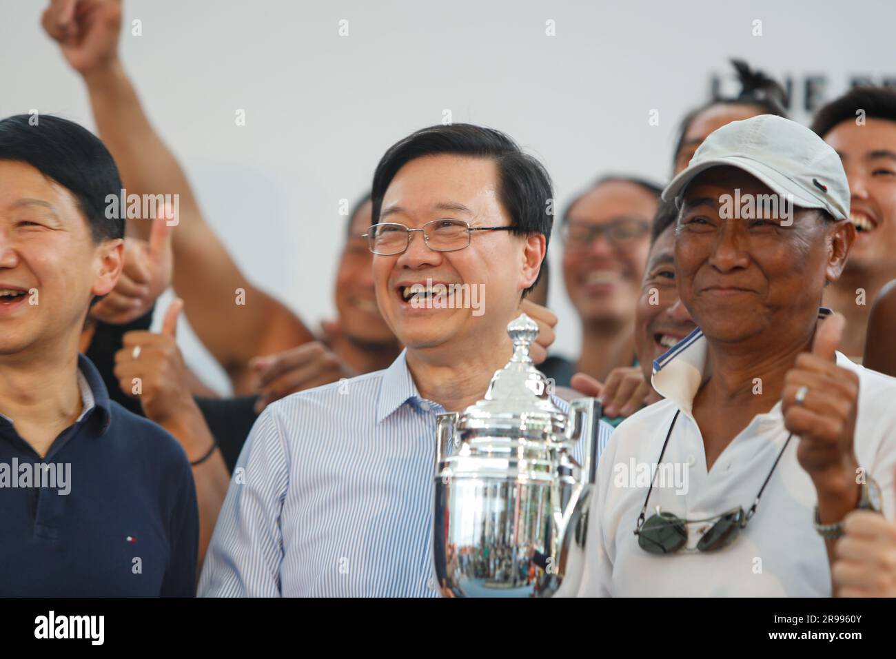 June 25, 2023, Hong Kong, Hong Kong, China: Chief Executive John Lee of ...