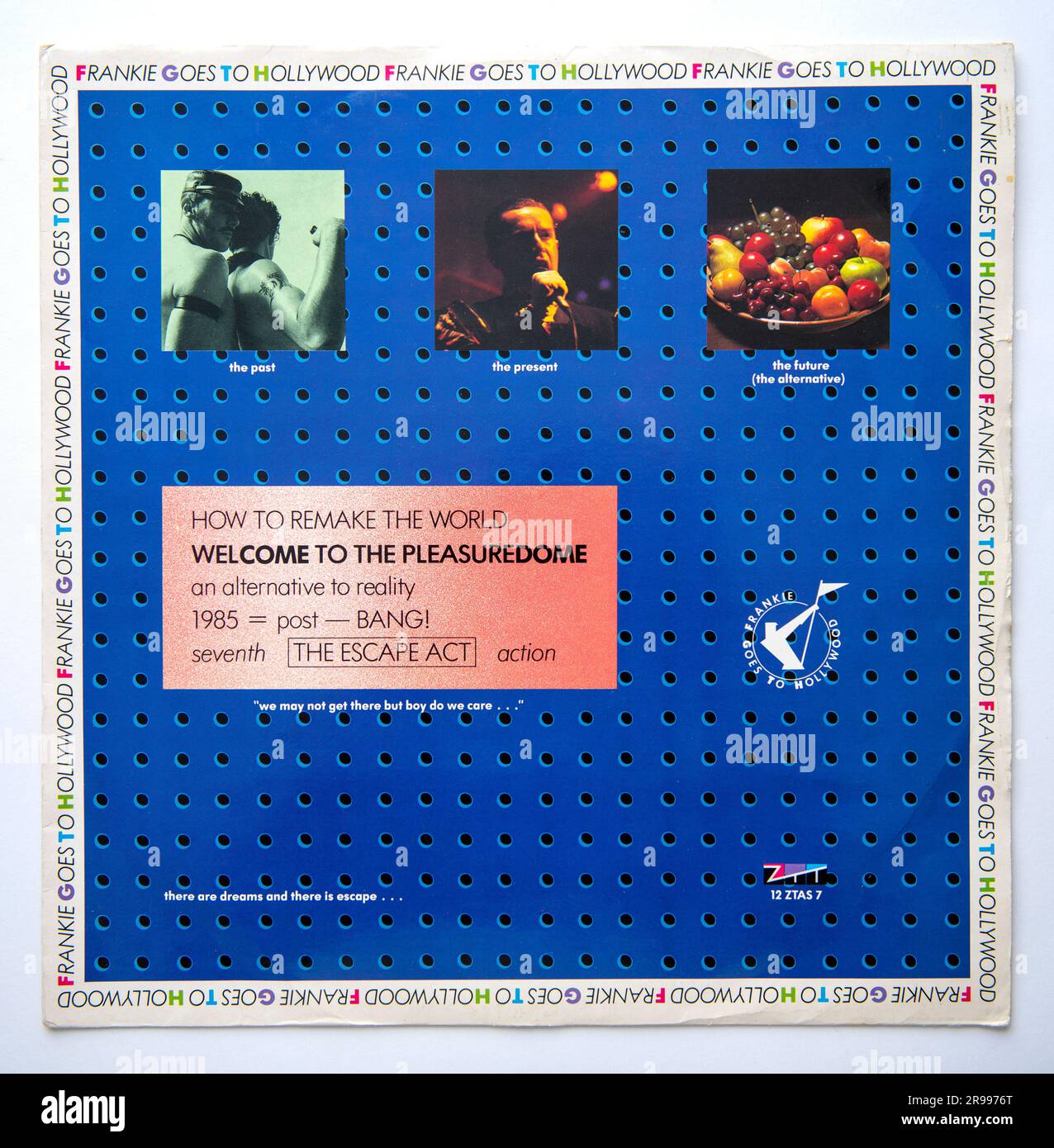 Picture cover of the 12 inch single version of Welcome to the ...