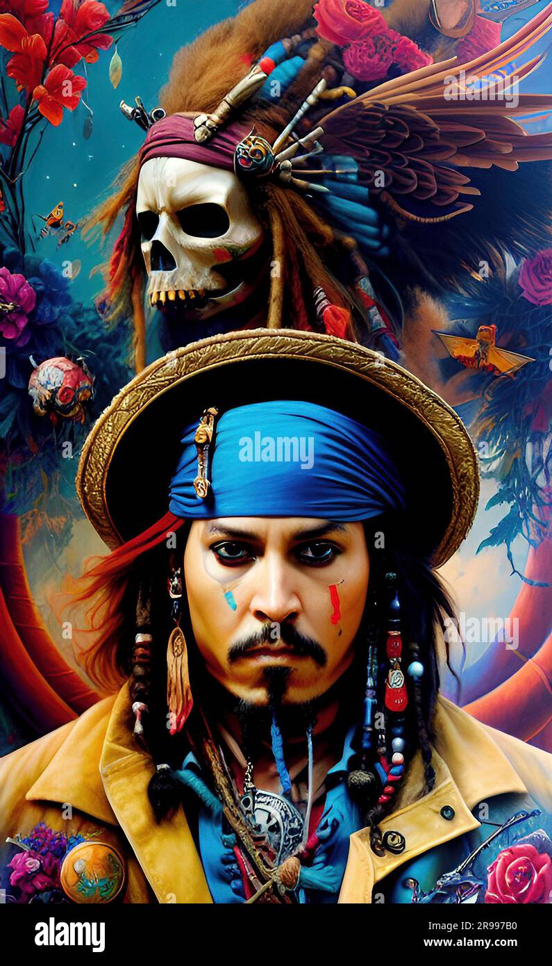Captain jack sparrow johnny depp hi-res stock photography and images ...