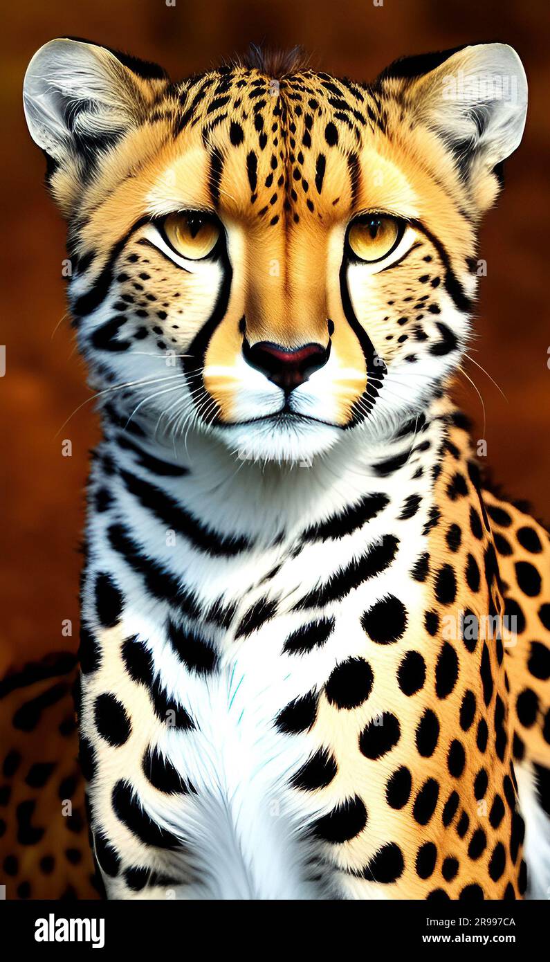 Cheetah art hi-res stock photography and images - Alamy