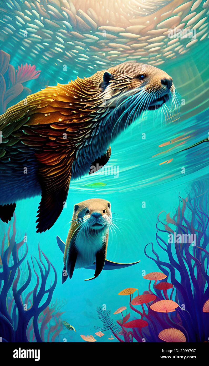 Underwater Drawings Art