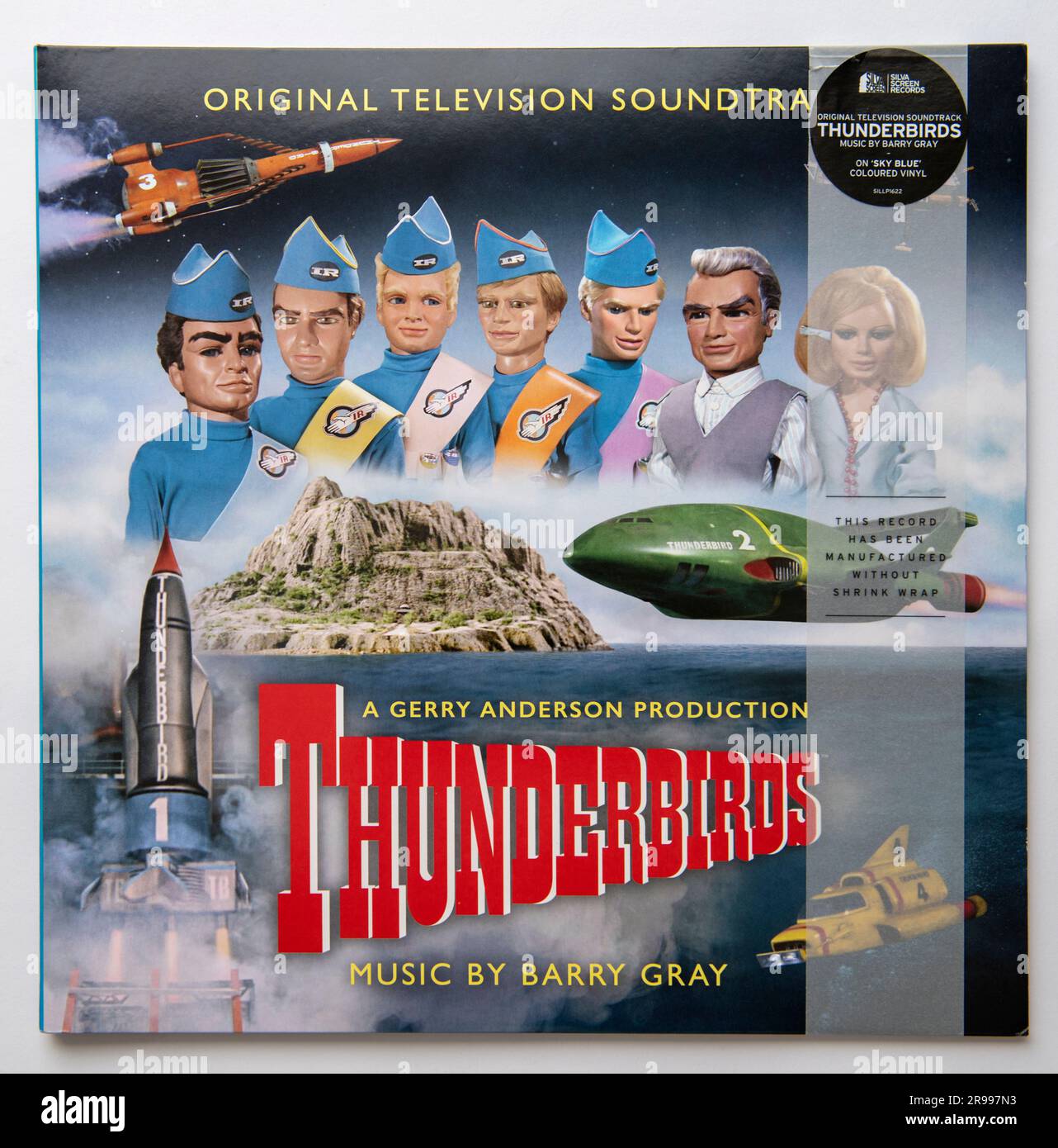 LP cover of the original television soundtrack to Thunderbirds, created ...