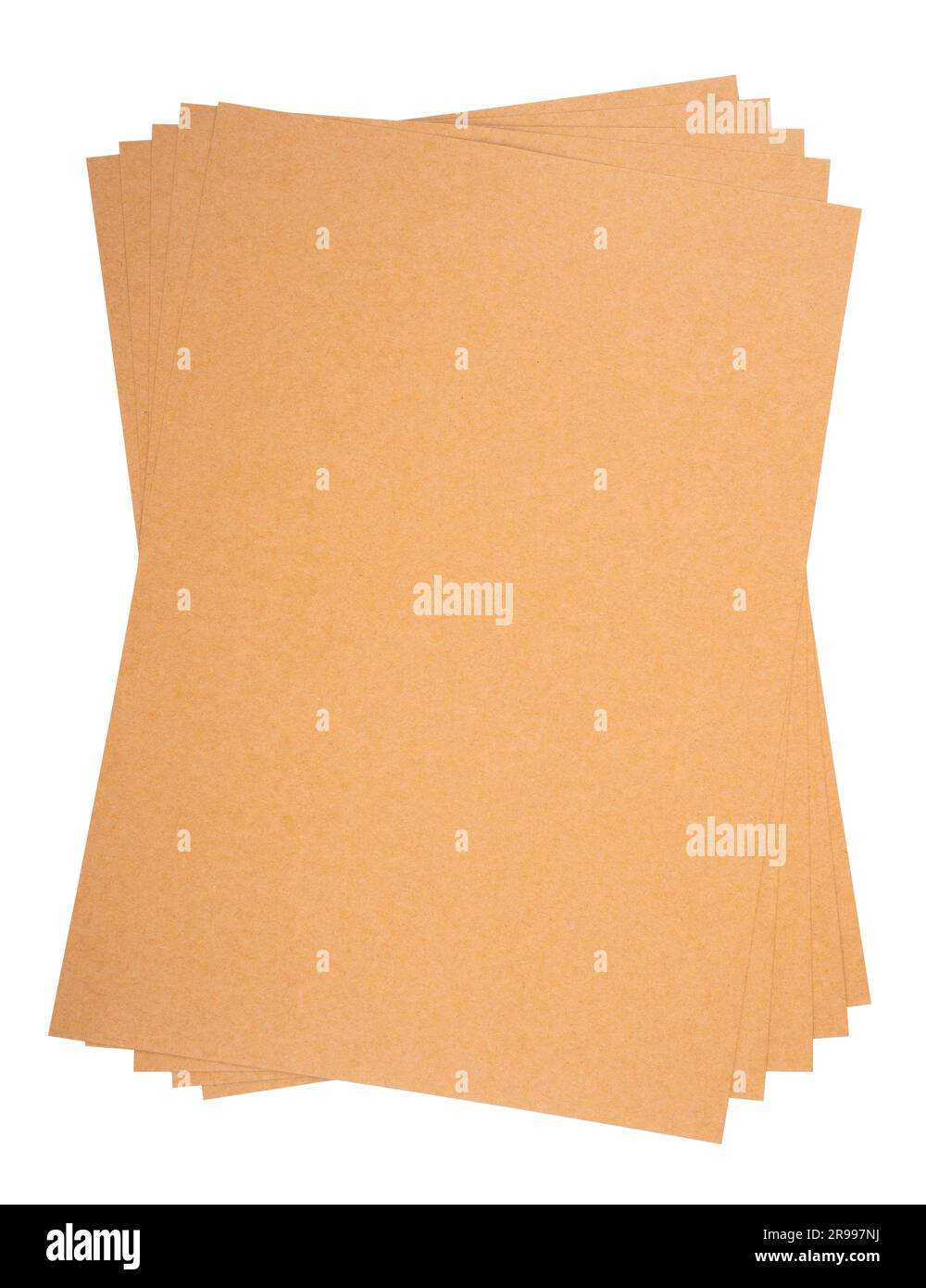 Brown cardboard isolated on white background, Save Clipping path ...