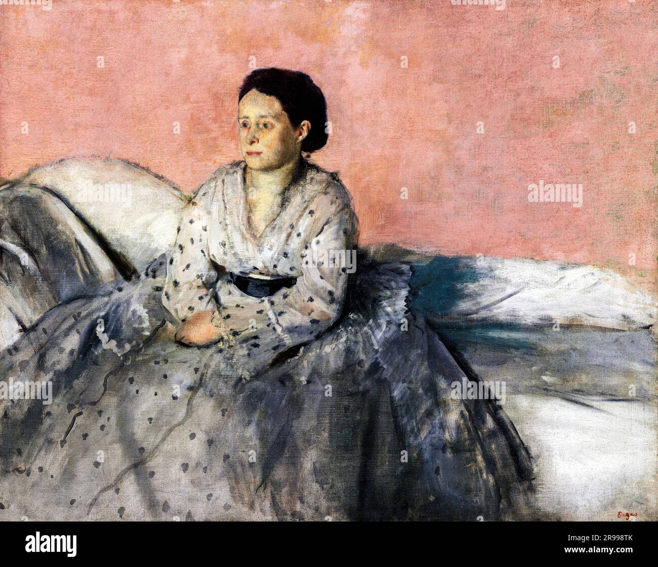 Madam Rene de Gas painting in high resolution by Edgar Degas. Original ...