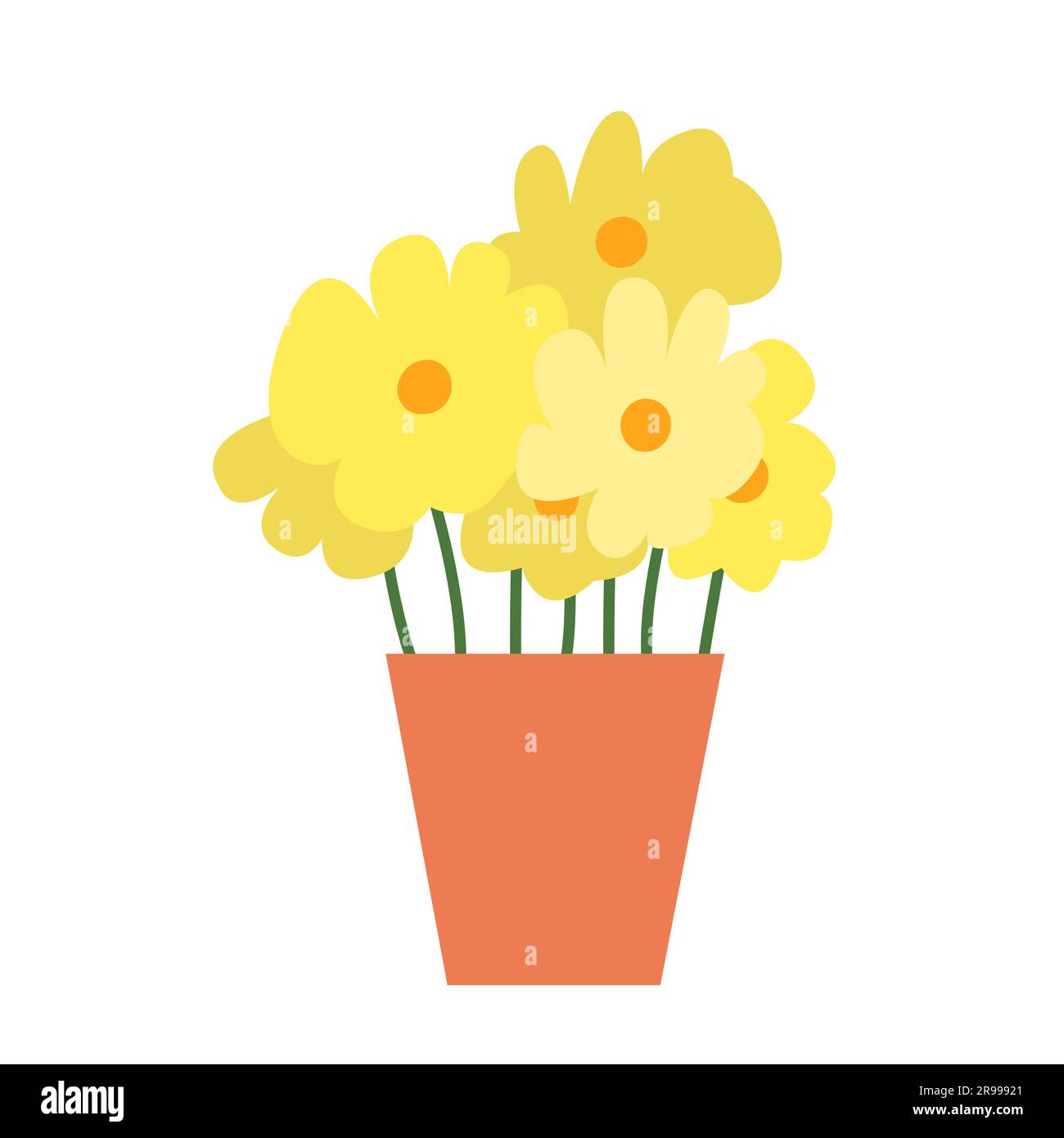 Daffodils in blossom Stock Vector Images - Alamy