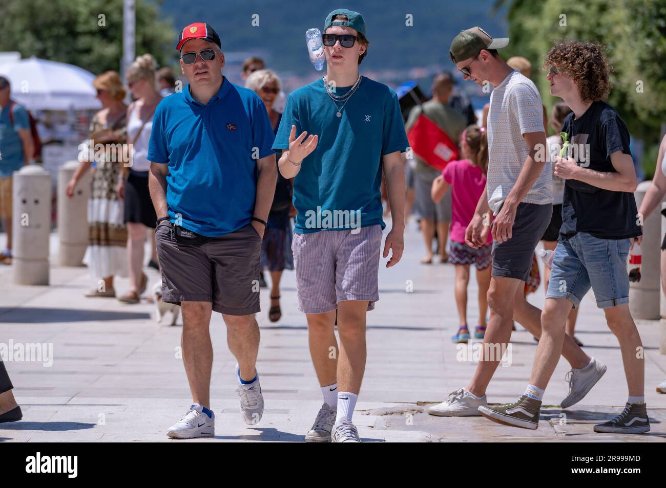Zadar, Croatia. 25th June, 2023. Tourists from all around the world ...