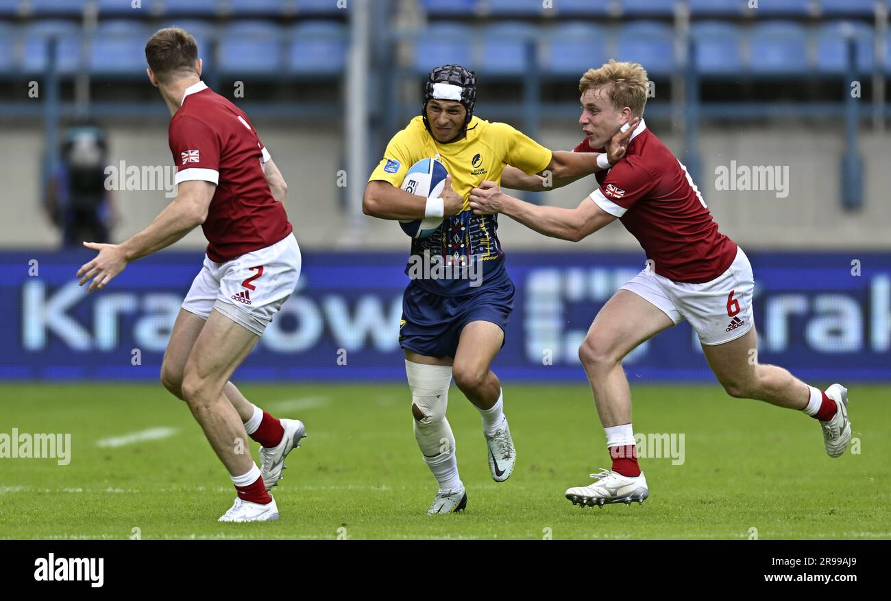 Krakow, Poland. 25th June, 2023. Rugby 7s. 2023 European Games. Henryk ...