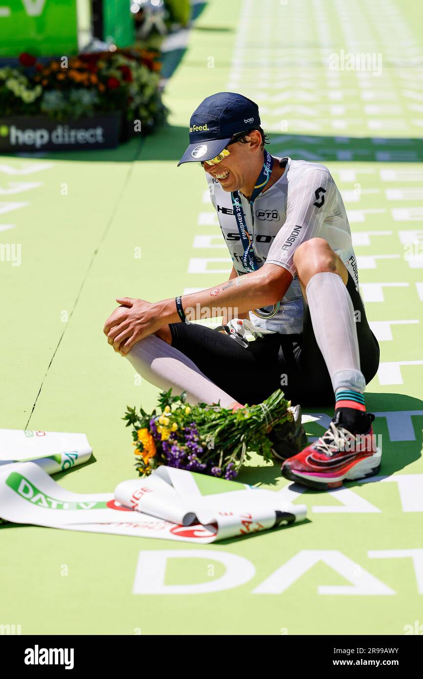 Roth, Germany. 25th June, 2023. Triathlon: Challenge Roth, 3.86 ...