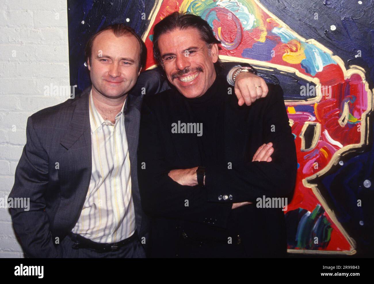1991 Phil Collins Peter Max John Barrett/PHOTOlink Stock Photo - Alamy