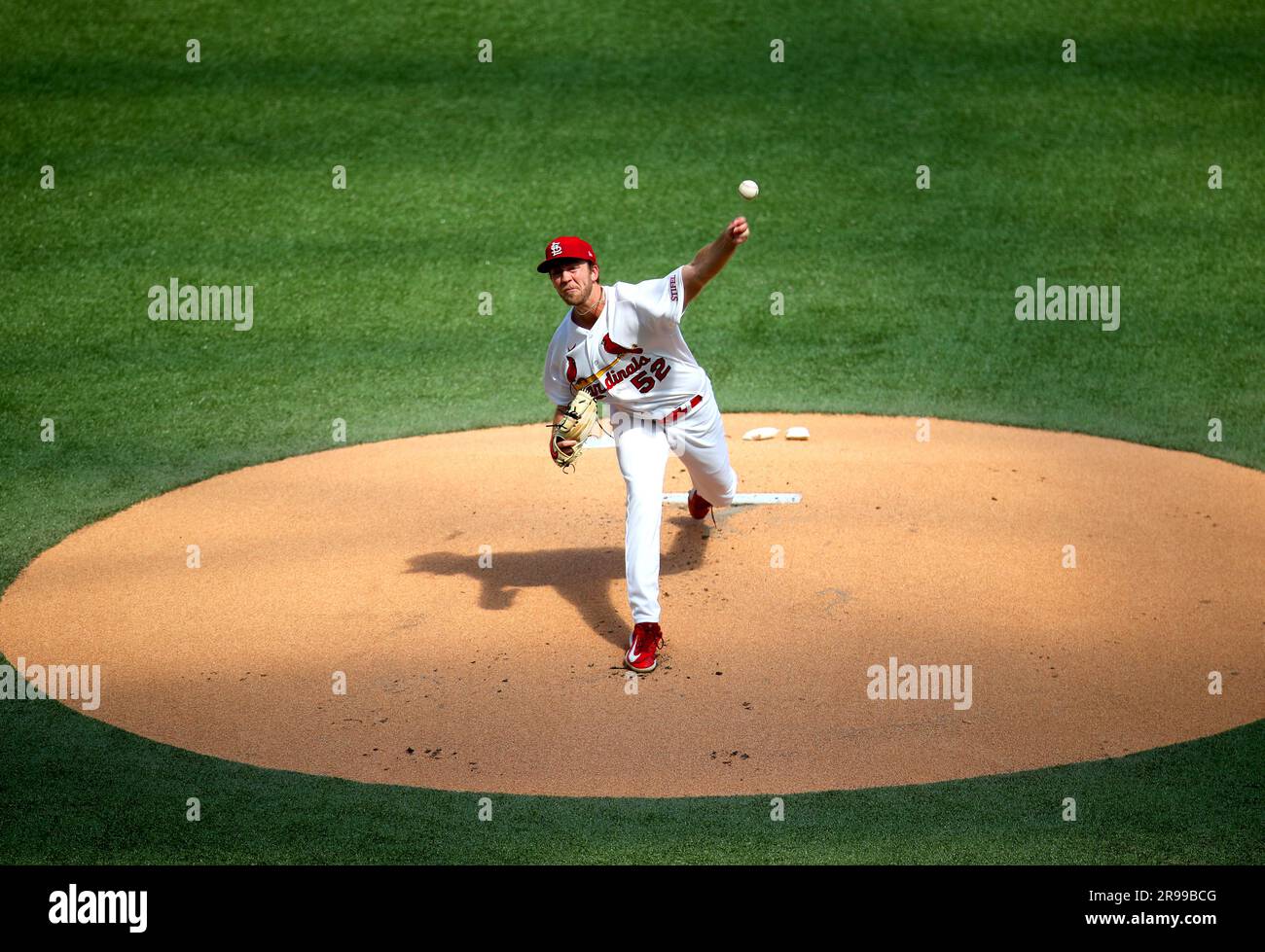 St. Louis Cardinals' Matthew Liberatore pitches during the MLB London ...