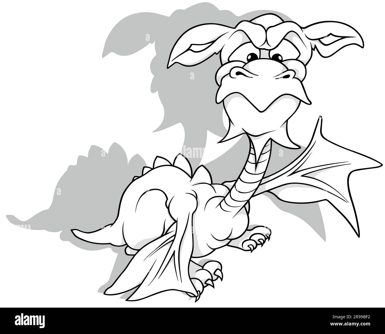 Dragon clipart angry hi-res stock photography and images - Alamy