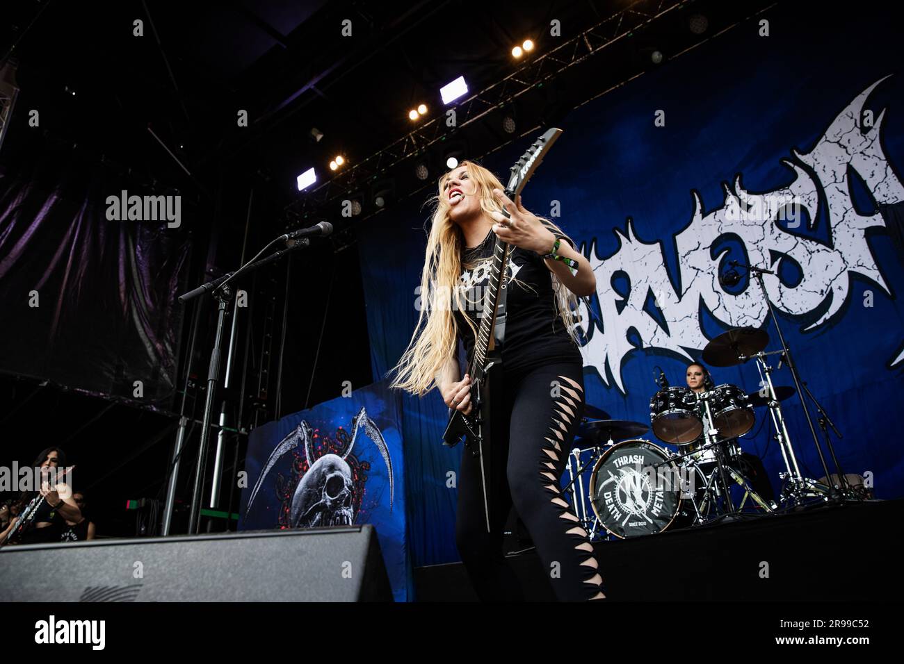 Copenhagen, Denmark. 15th, June 2023. The Brazilian death metal band ...