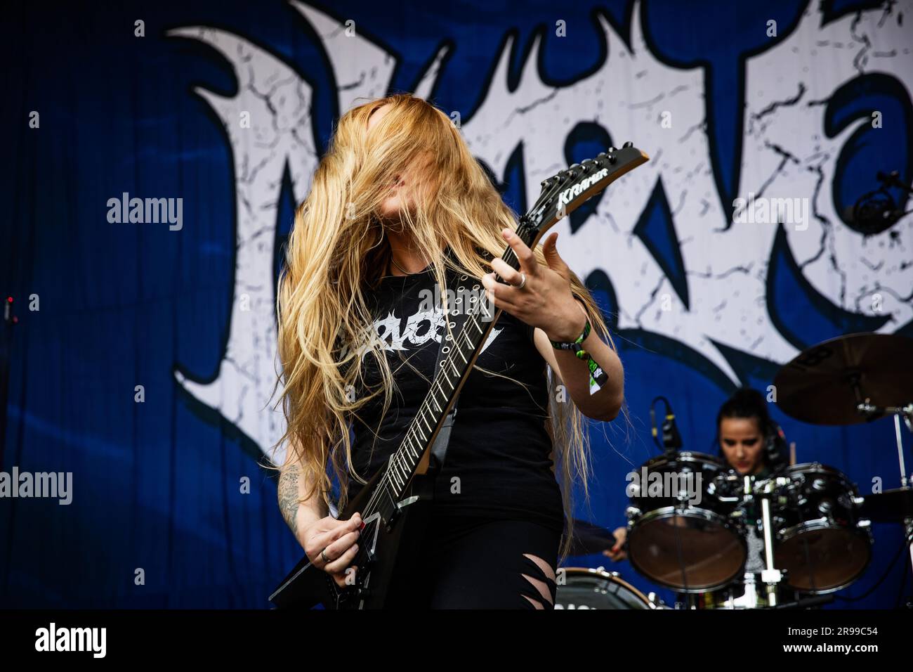 Copenhagen, Denmark. 15th, June 2023. The Brazilian death metal band ...
