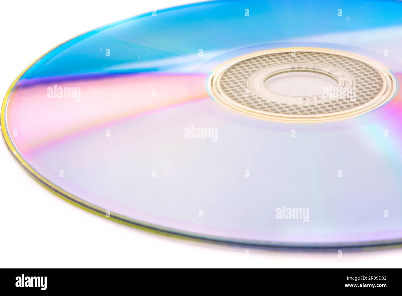 two discs SD, DVD on white background isolate Stock Photo - Alamy