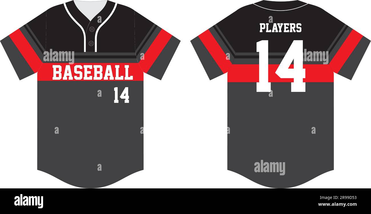 Baseball jersey uniform mock ups Stock Vector Image & Art - Alamy