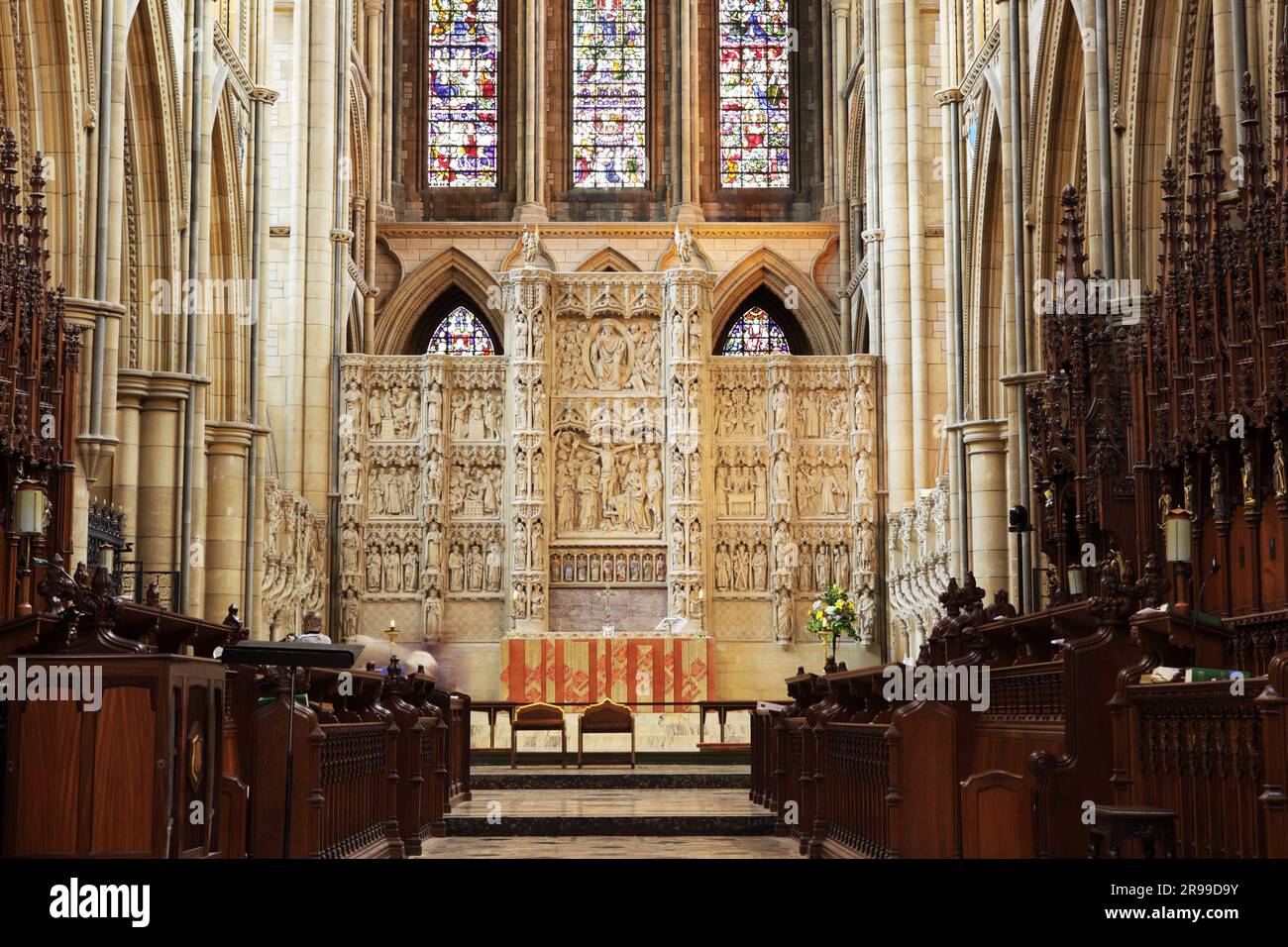 Sublimley detailed representations of both The Choir Stalls and the ...
