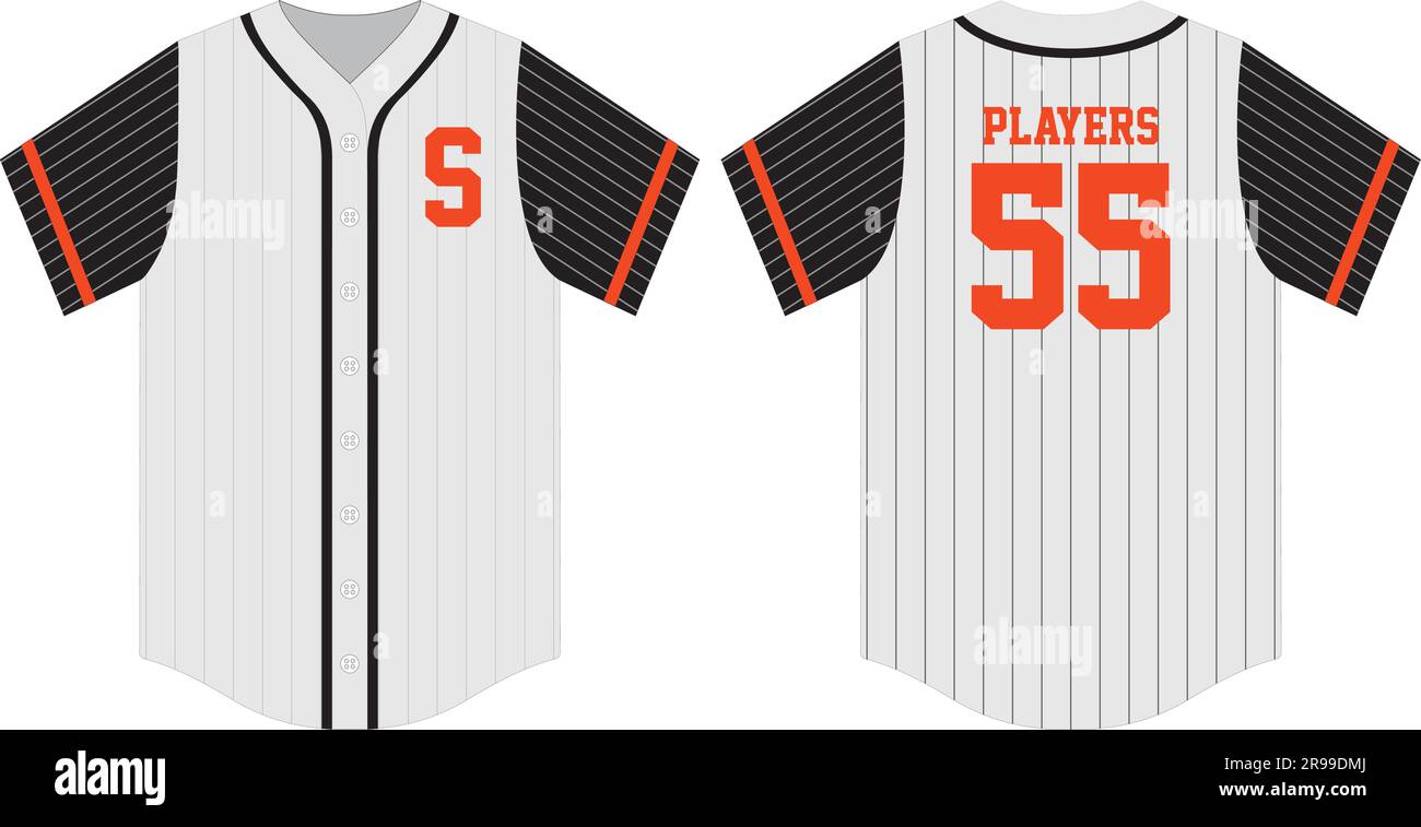 Baseball jersey uniform mock ups Stock Vector Image & Art - Alamy
