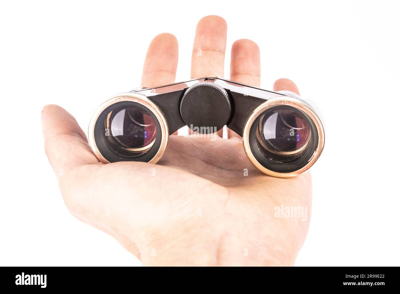 theatrical opera binoculars on a white background isolated Stock Photo ...
