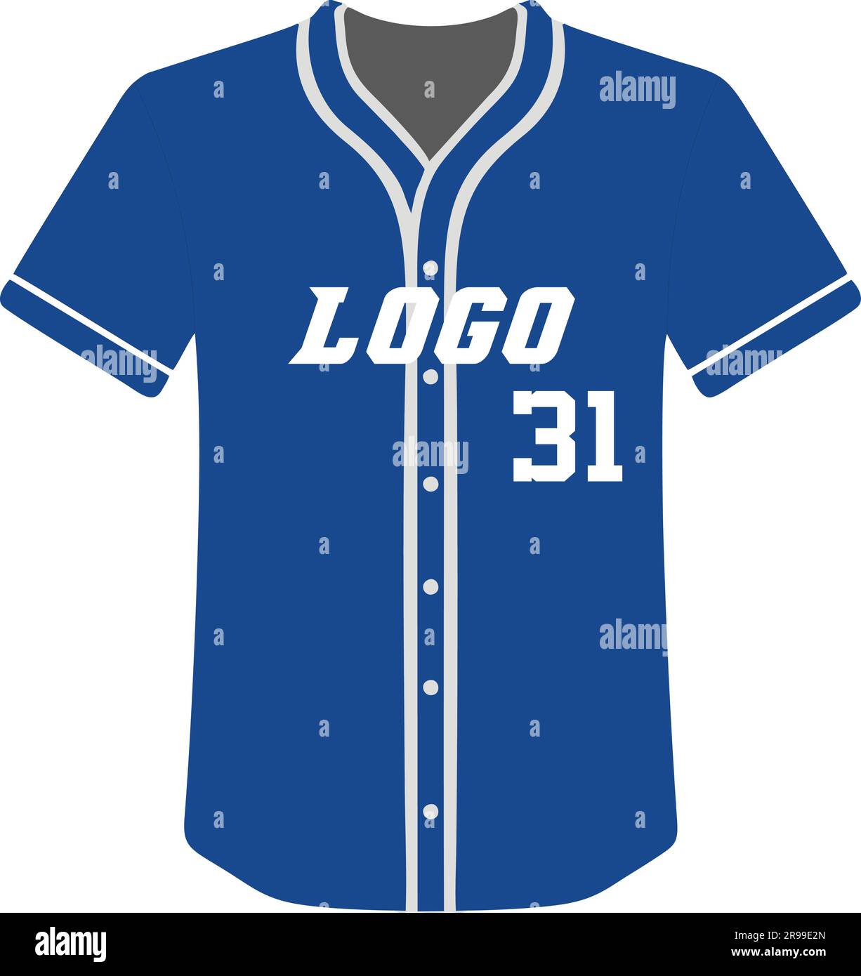 Baseball jersey uniform mock ups Stock Vector Image & Art - Alamy