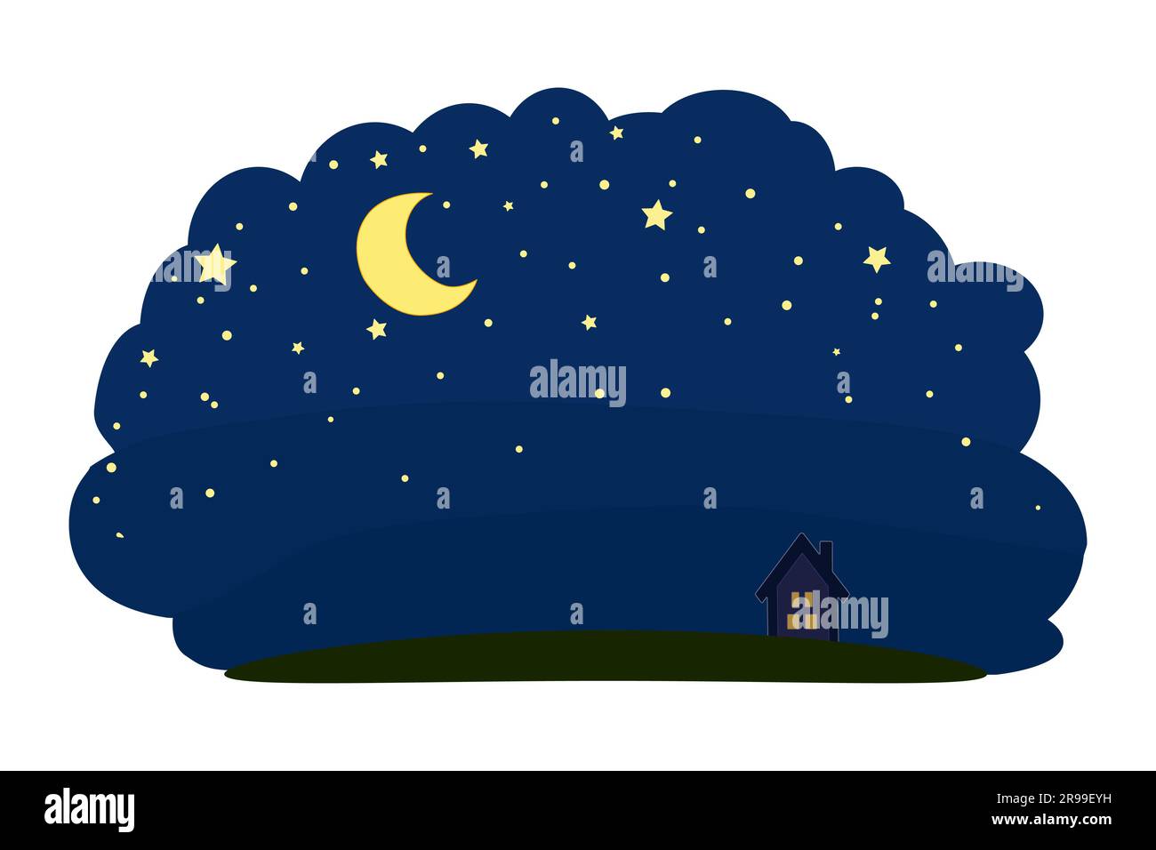 Starlit vector vectors Cut Out Stock Images & Pictures - Alamy