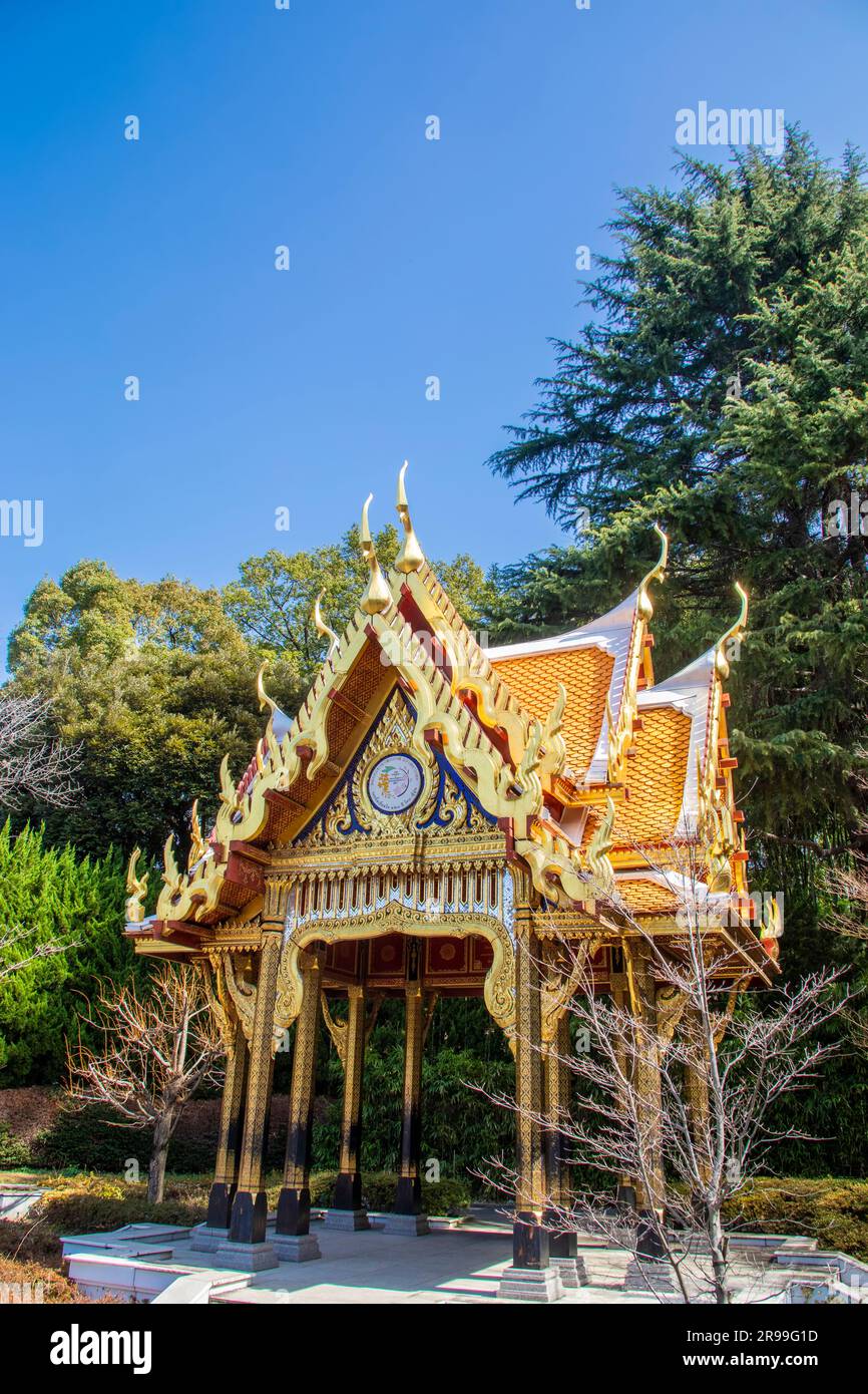 Tokyo Japan 11th Mar 2023: This Thai Pavilion (Sala Thai) in Ueno Zoo ...