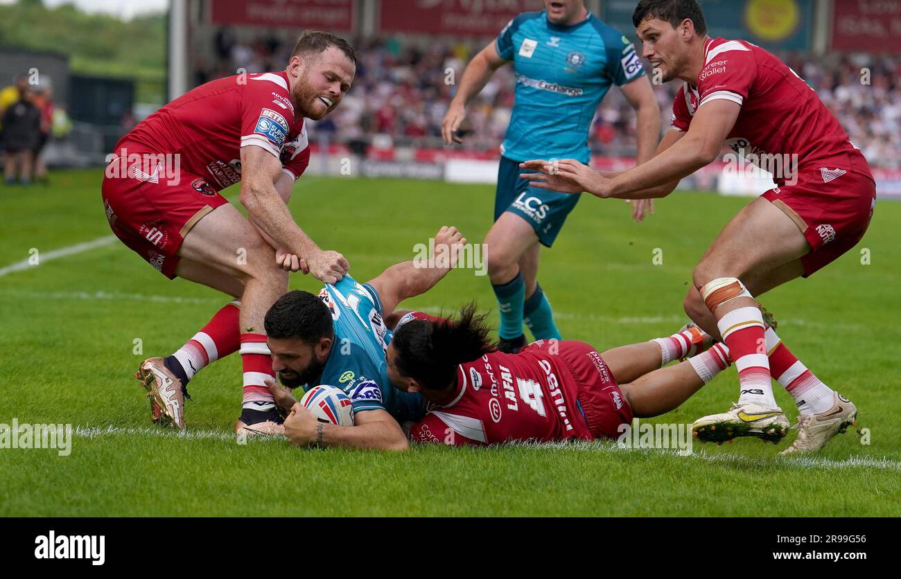 Abbas miski wigan warriors 2023 hi-res stock photography and images - Alamy