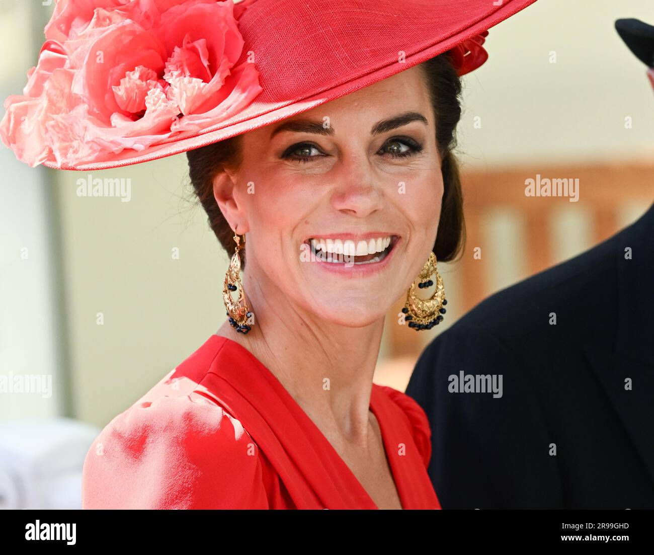 Berkshire, UK. June 23rd, 2023. The Princess of Wales attending day ...