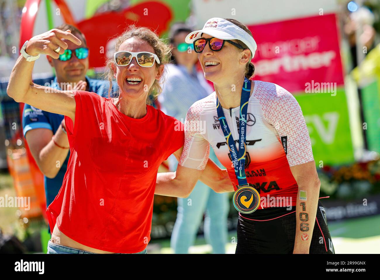 Roth, Germany. 25th June, 2023. Triathlon: Challenge Roth, 3.86 ...