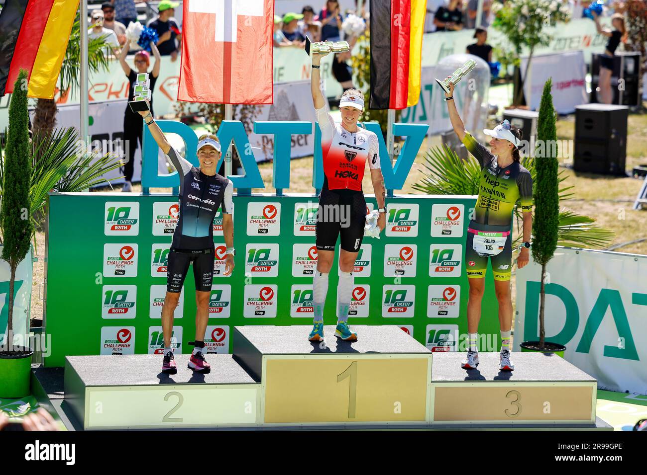 Roth, Germany. 25th June, 2023. Triathlon: Challenge Roth, 3.86 ...