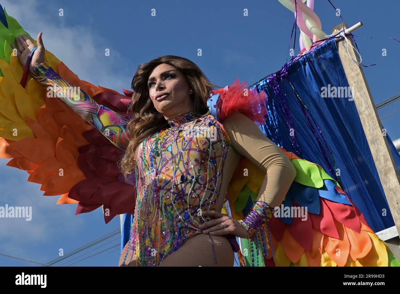 Tijuana, Mexico. 24th June, 2023. Thousands marched through downtown ...
