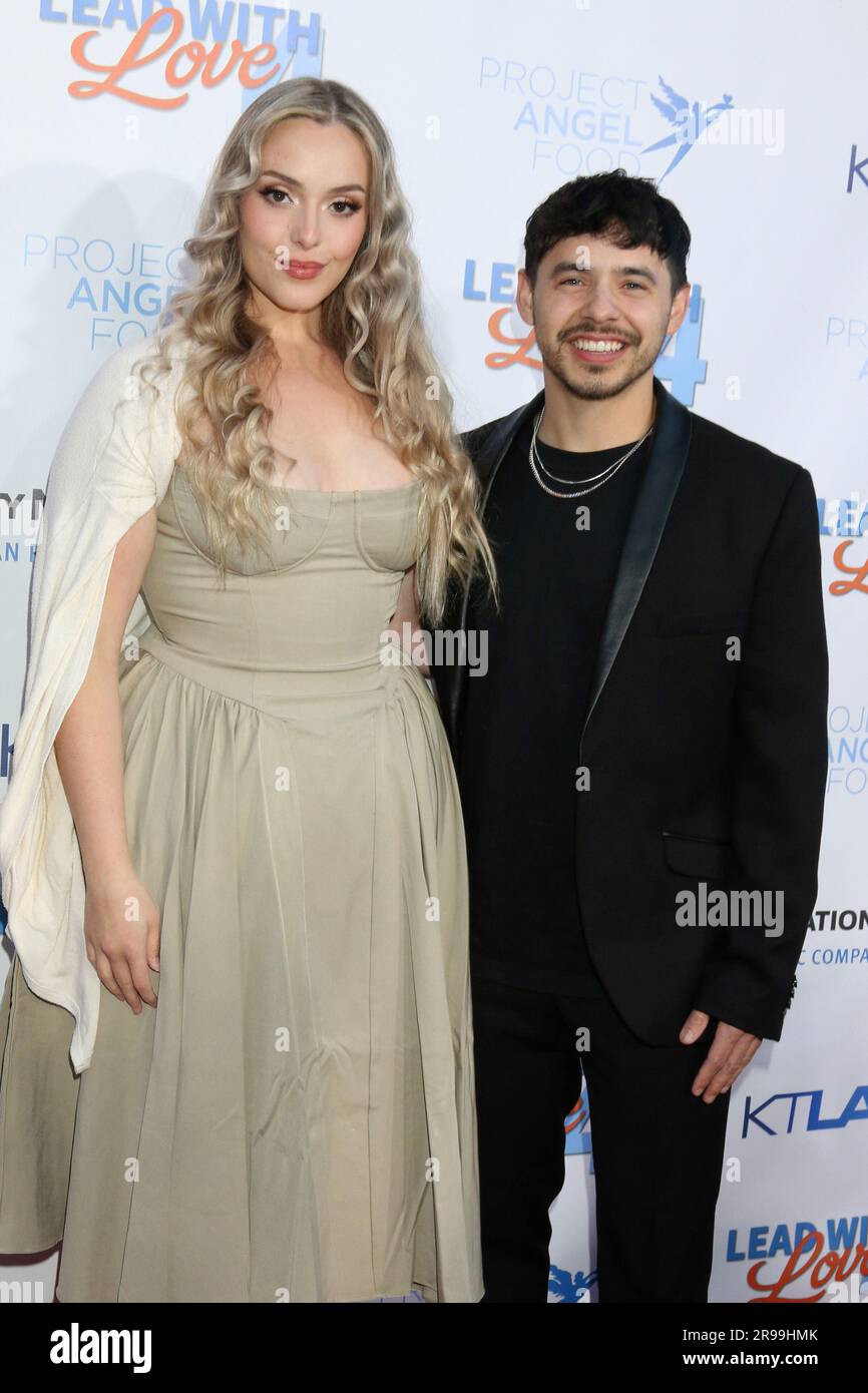 LOS ANGELES - JUN 24: Grace Kinstler, David Archuleta at the Project ...