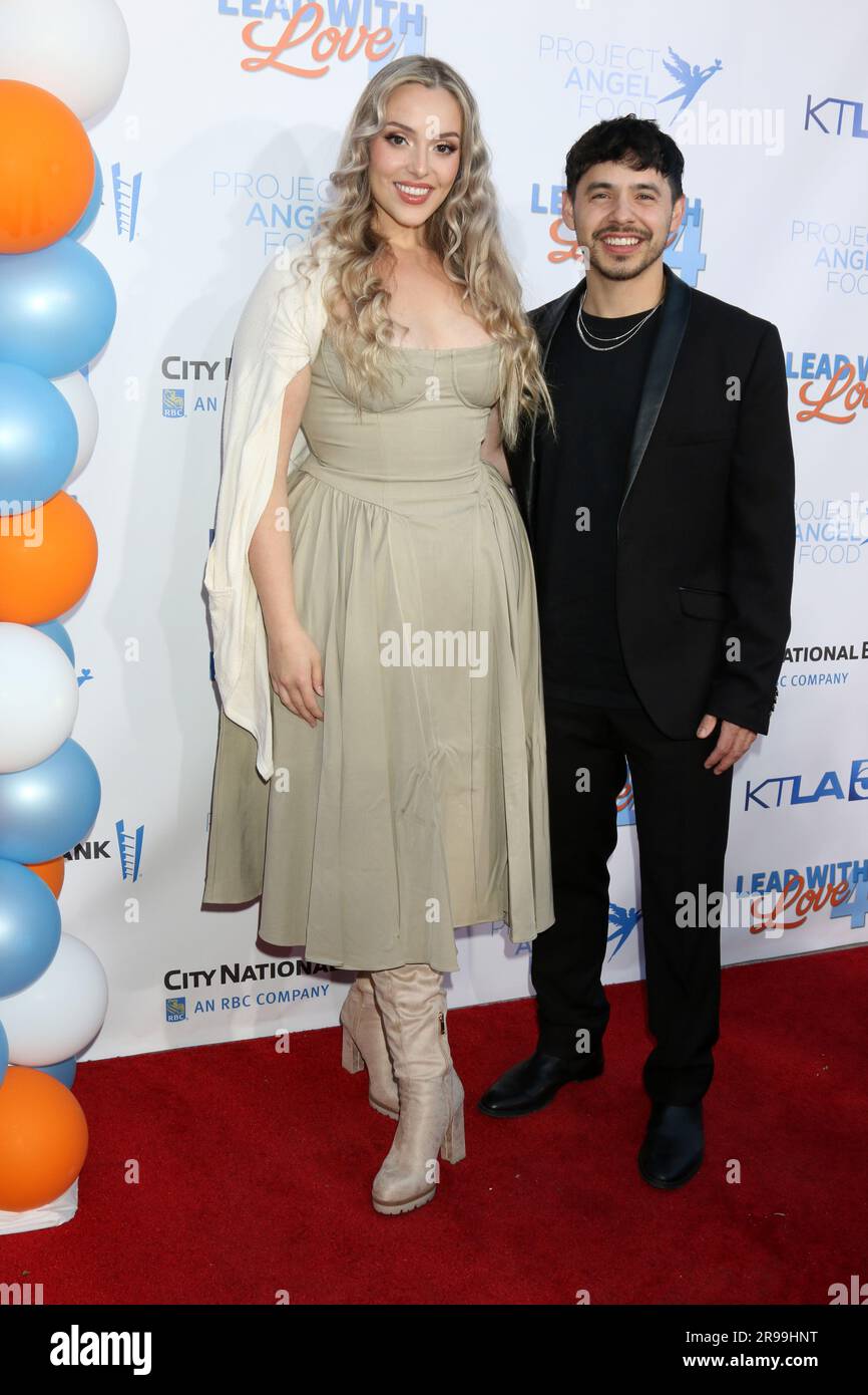 LOS ANGELES - JUN 24: Grace Kinstler, David Archuleta at the Project ...