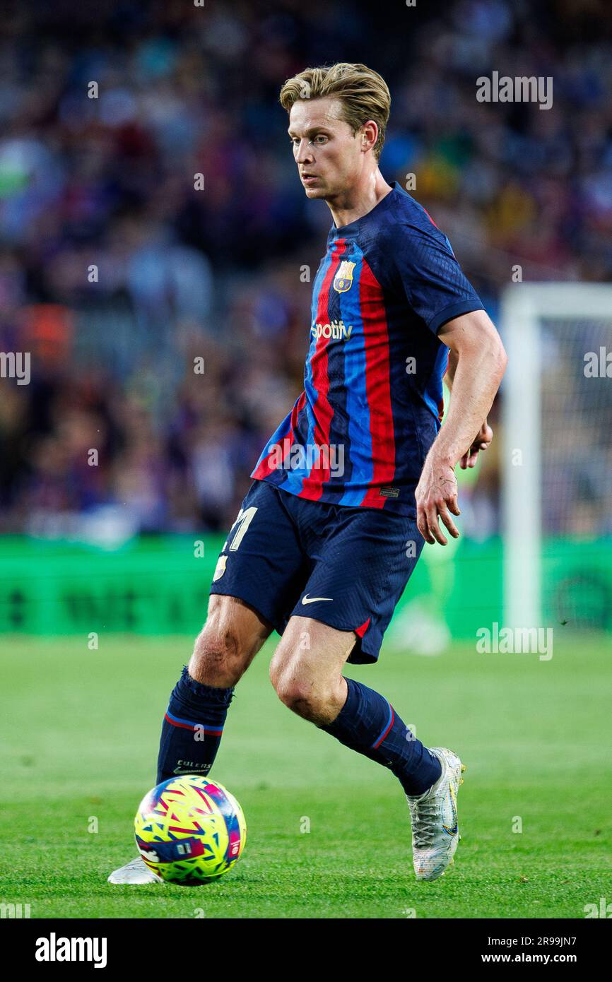 BARCELONA - MAY 2: Frenkie De Jong in action during the LaLiga match ...