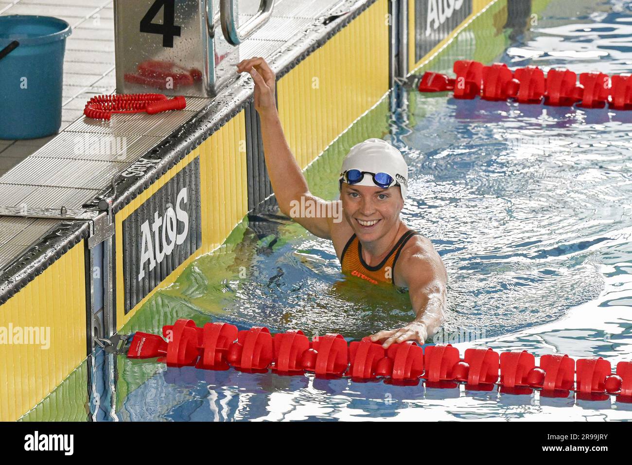Krakow, Poland. 25th June, 2023. Modern Pentathlon Athlete Anais Eudes ...