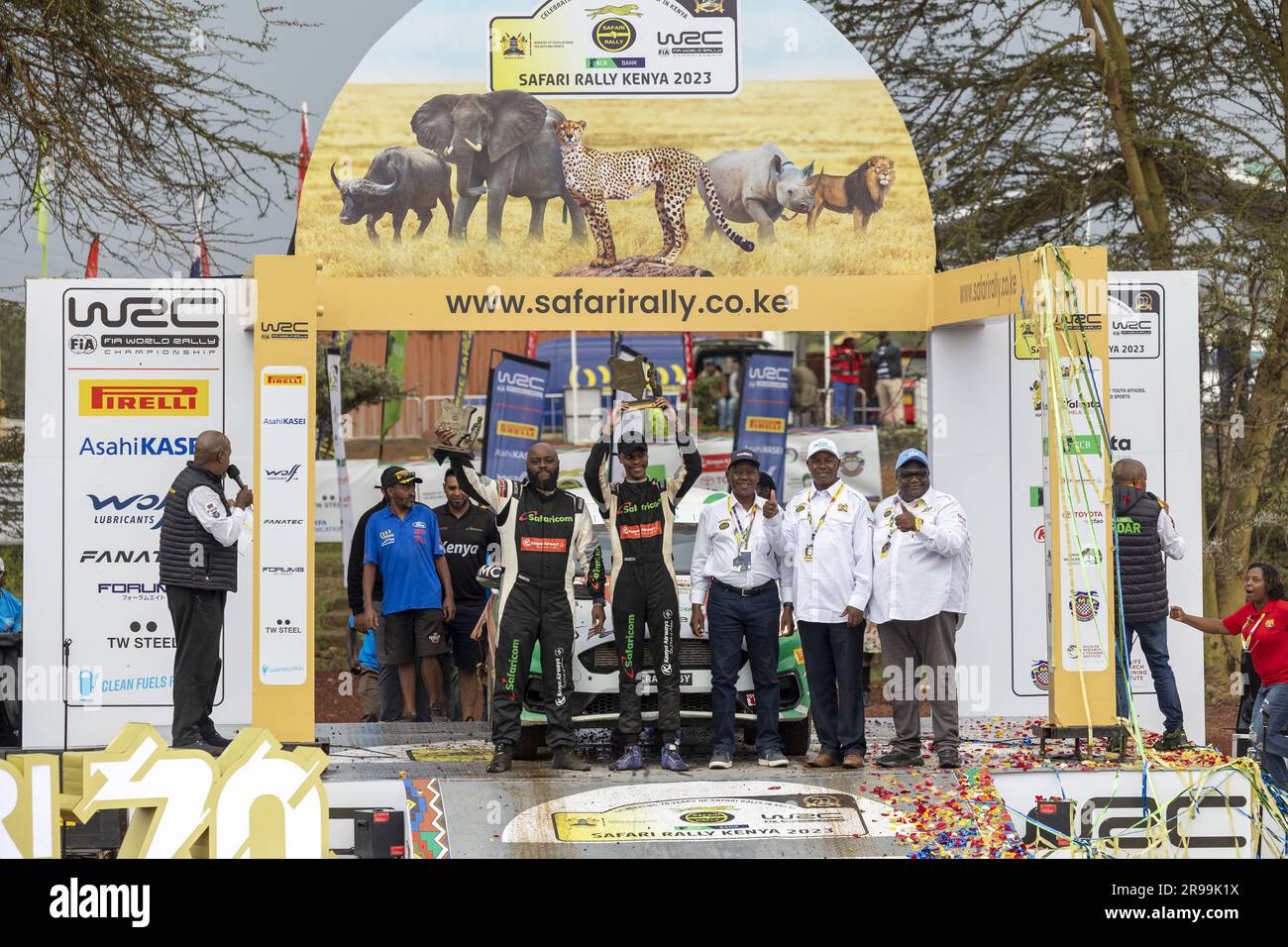 during the Safari Rally Kenya 2023, 7th round of the 2023 WRC World ...