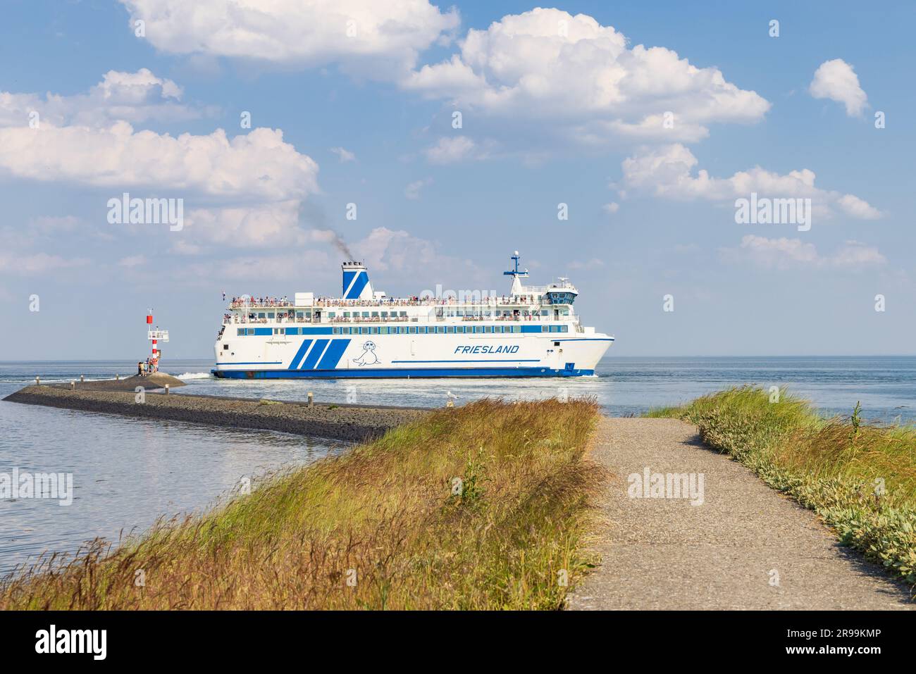 Terschelling, The Netherlands - June 11, 2023: Ferry boat Friesland ...