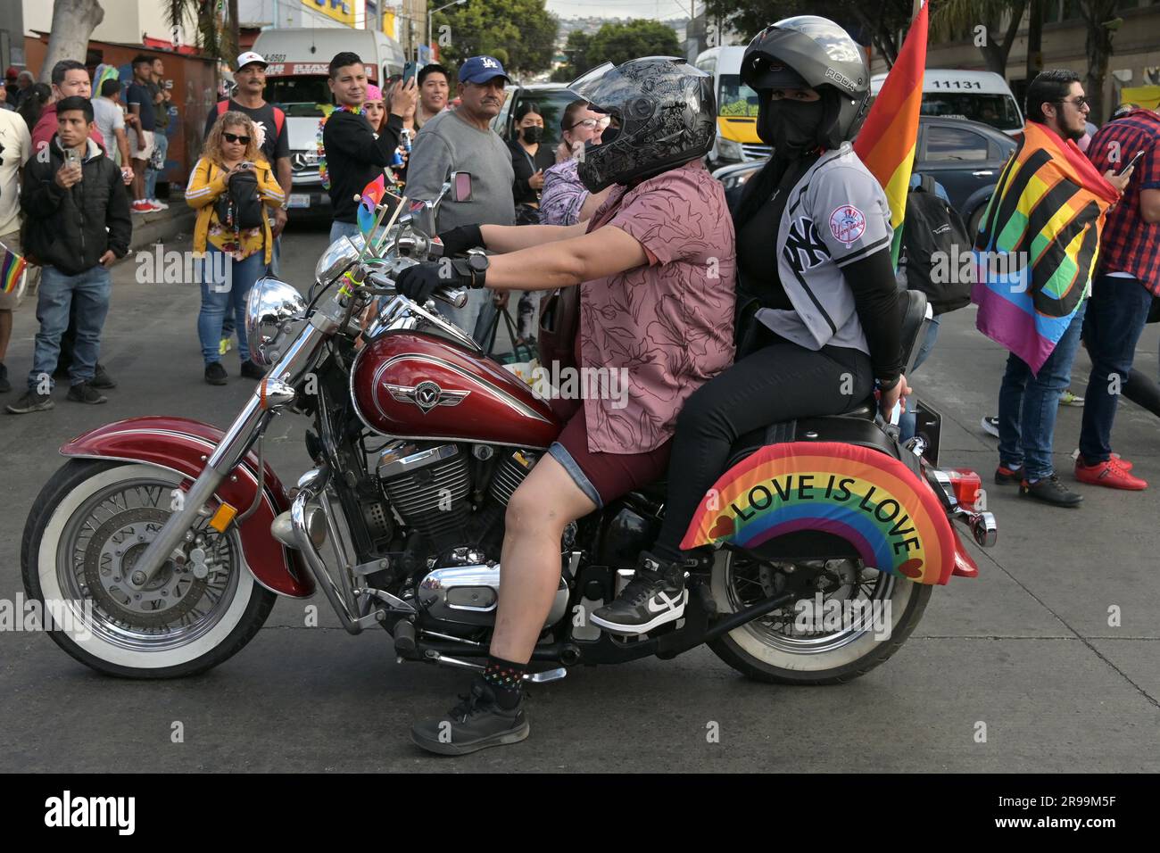 Tijuana, Baja California, Mexico. 24th June, 2023. Thousands marched ...