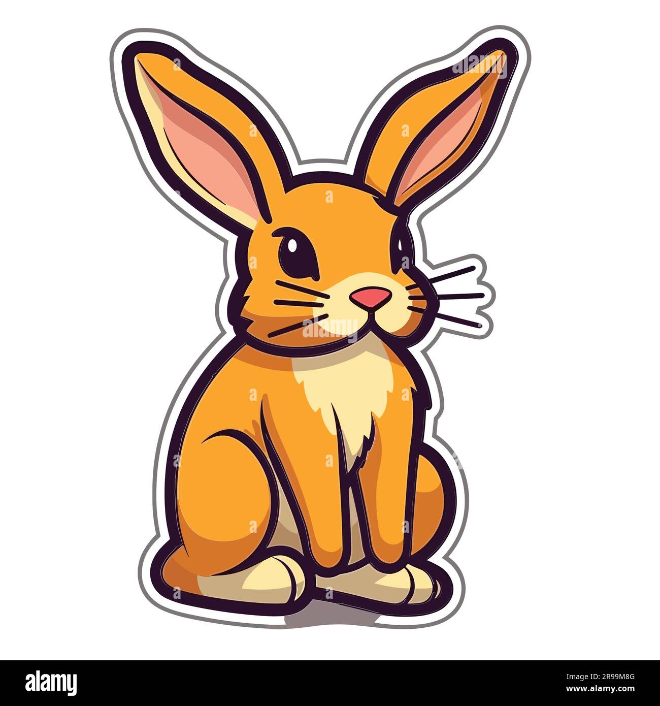 Rabbit simple hi-res stock photography and images - Alamy