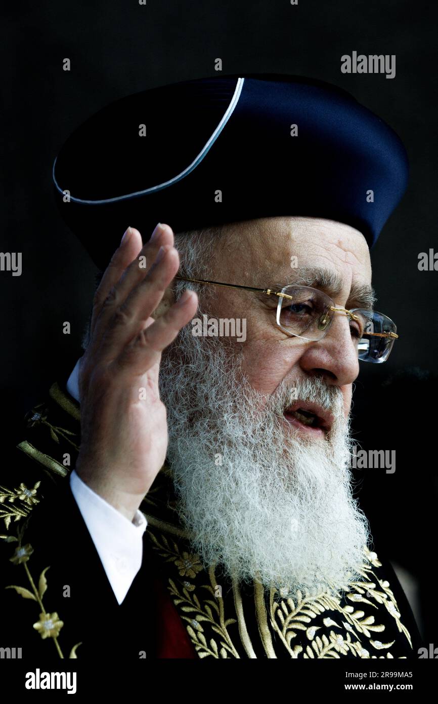 Berlin, Germany. 25th June, 2023. Israel's Sephardic Chief Rabbi ...