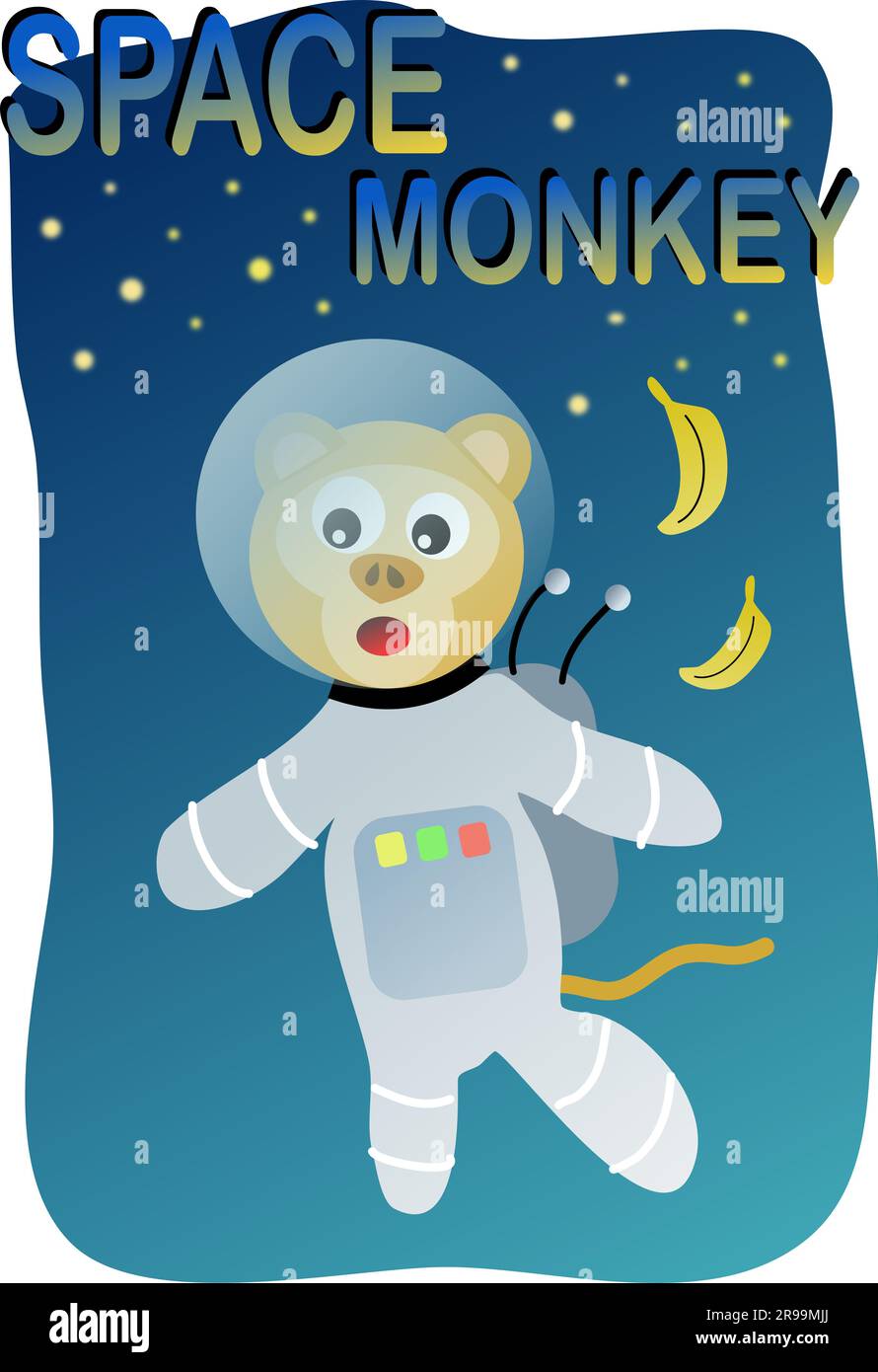 Image of a space monkey Stock Photo - Alamy
