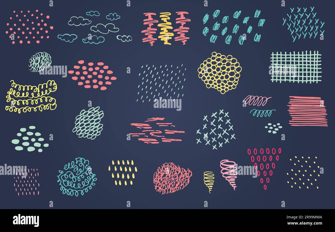 Modern abstract collection Collage minimal design set in trendy pop art ...