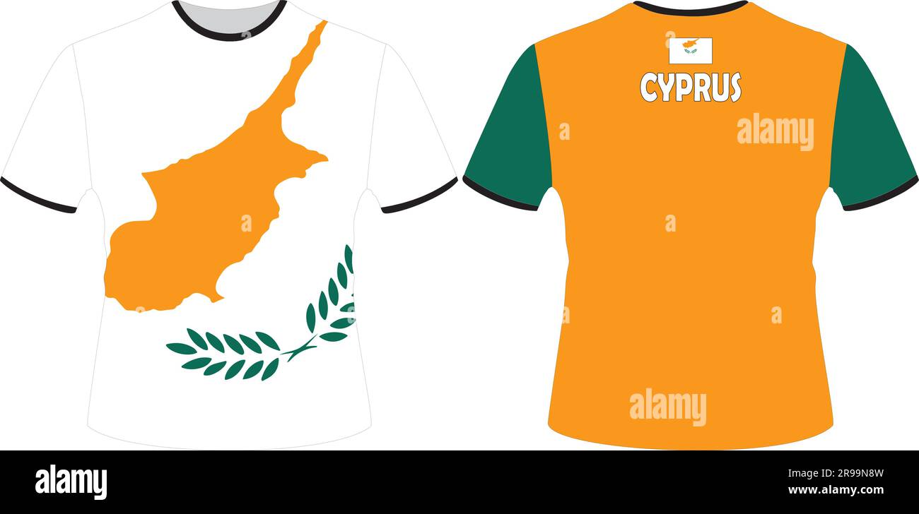 T Shirts Design with Cyprus Flag Vector Stock Vector Image & Art - Alamy