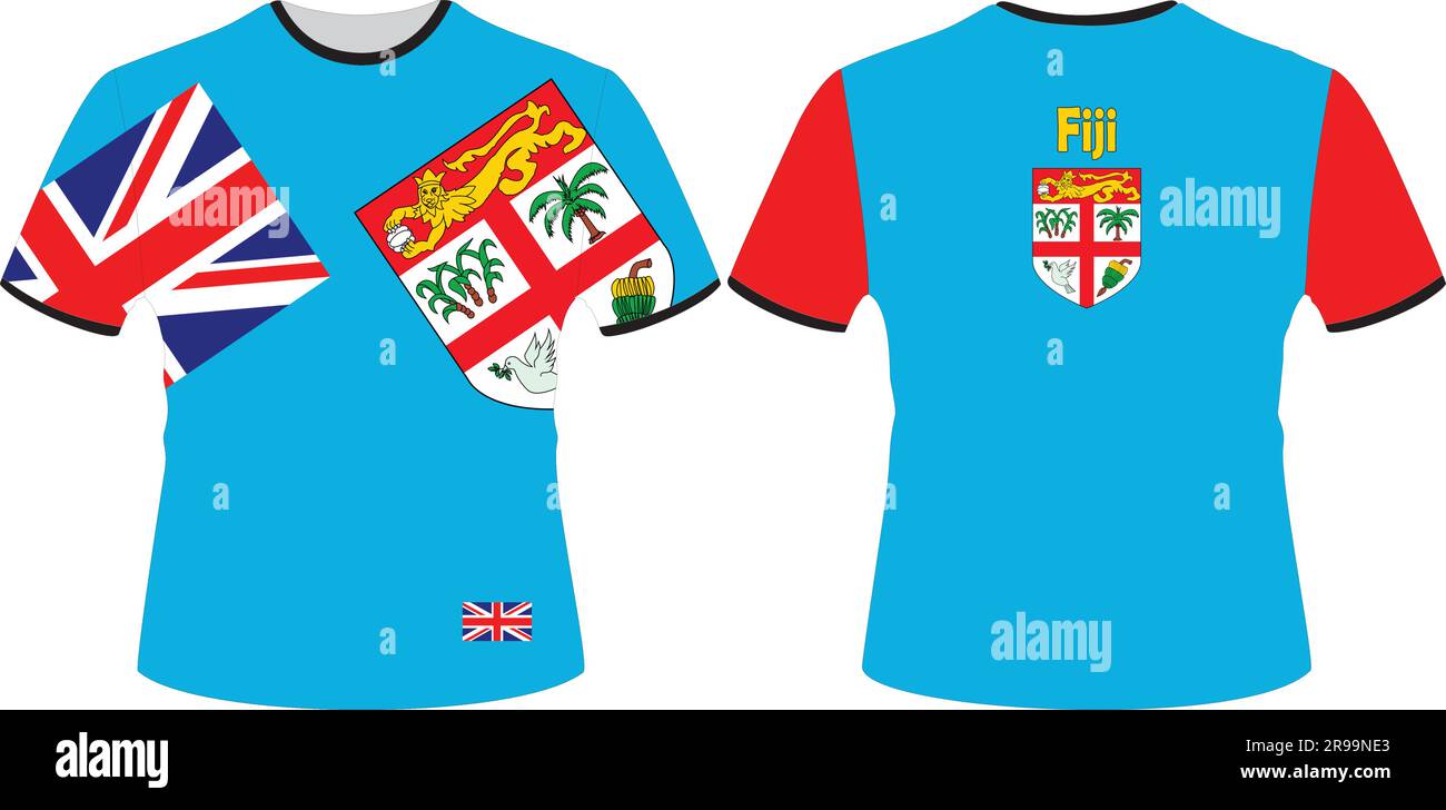 T Shirts Design with Fiji Flag Vector Stock Vector Image & Art - Alamy