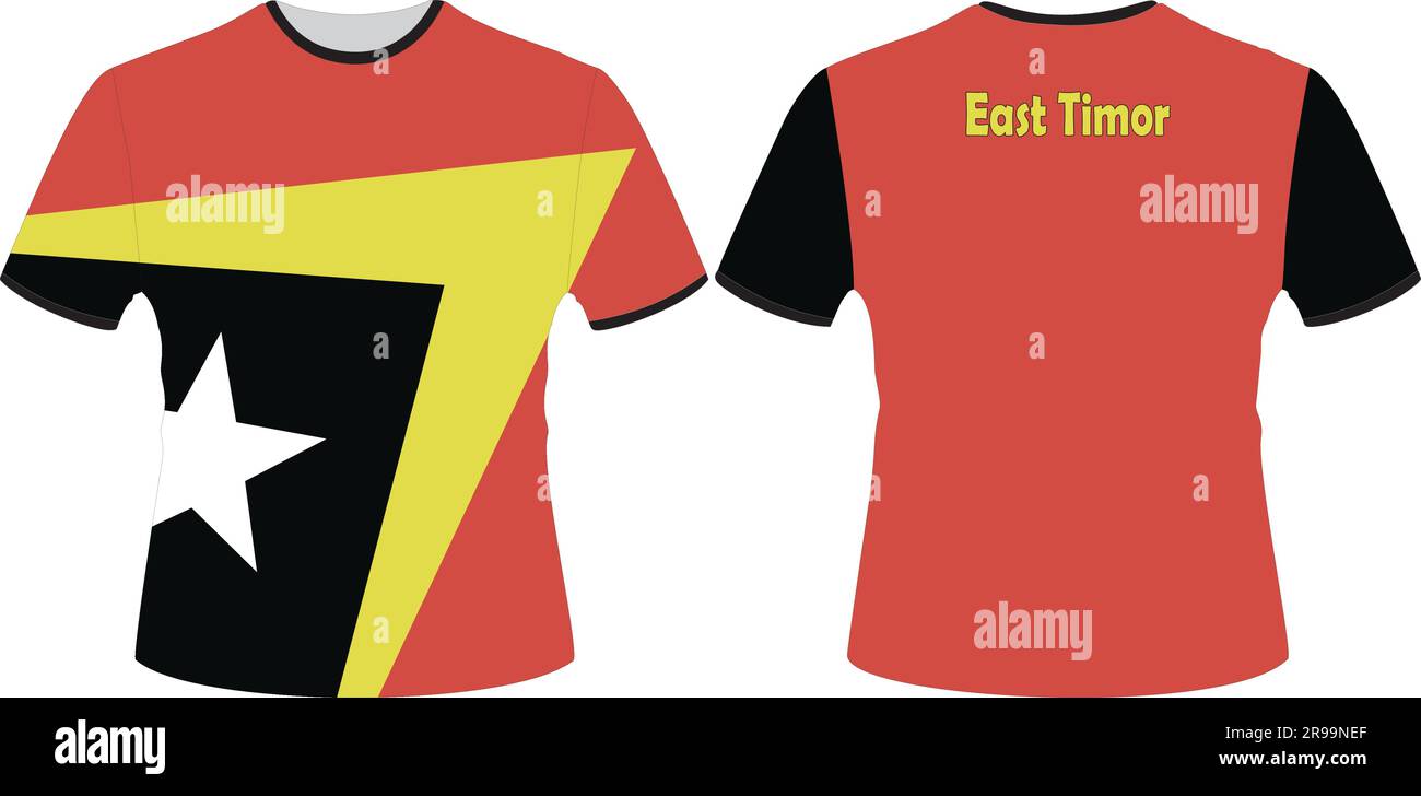 T Shirts Design with East Timor Flag Vector Stock Vector Image & Art ...