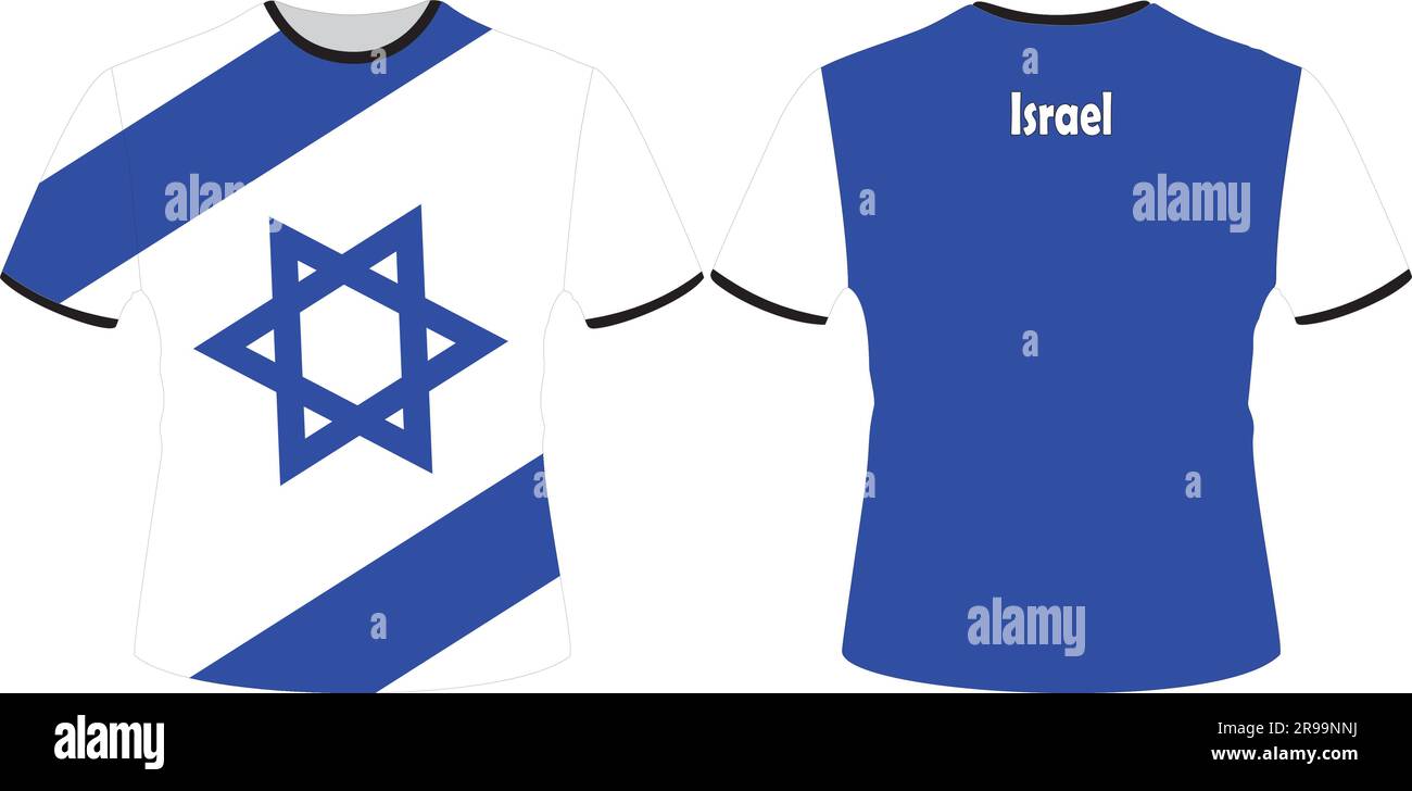T Shirts Design with Israel Flag Vector Stock Vector Image & Art - Alamy