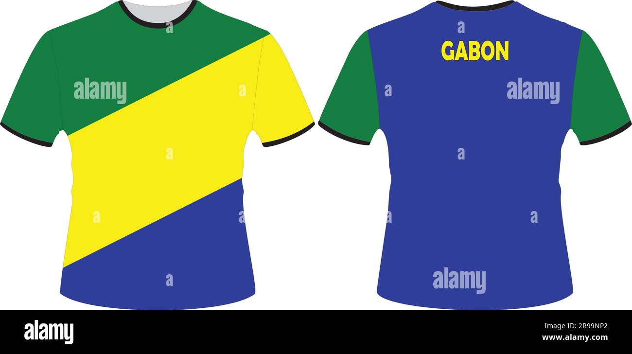 Gabon black white country Stock Vector Images - Alamy